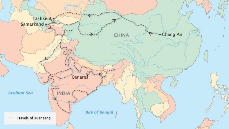 Journey to the West - Map & Timeline - Annenberg Learner