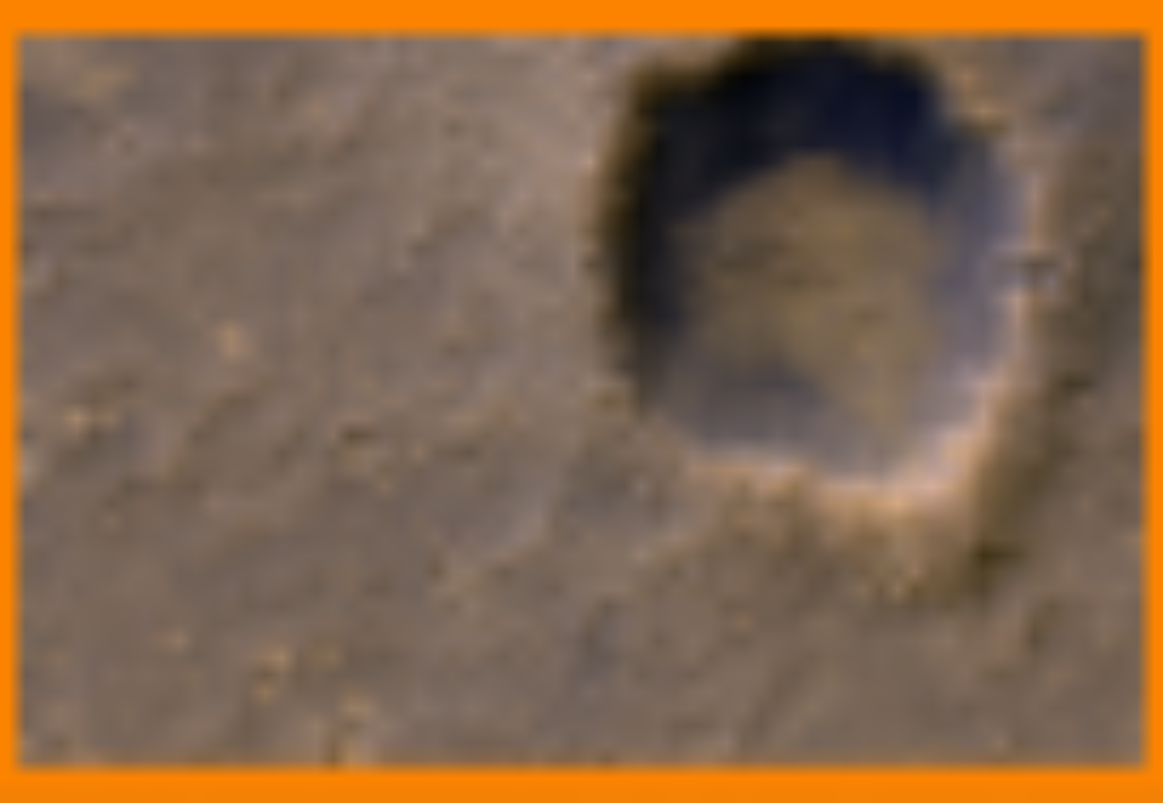 Focus In on This Photo: Spirit Lander and Bonneville Crater in Color ...